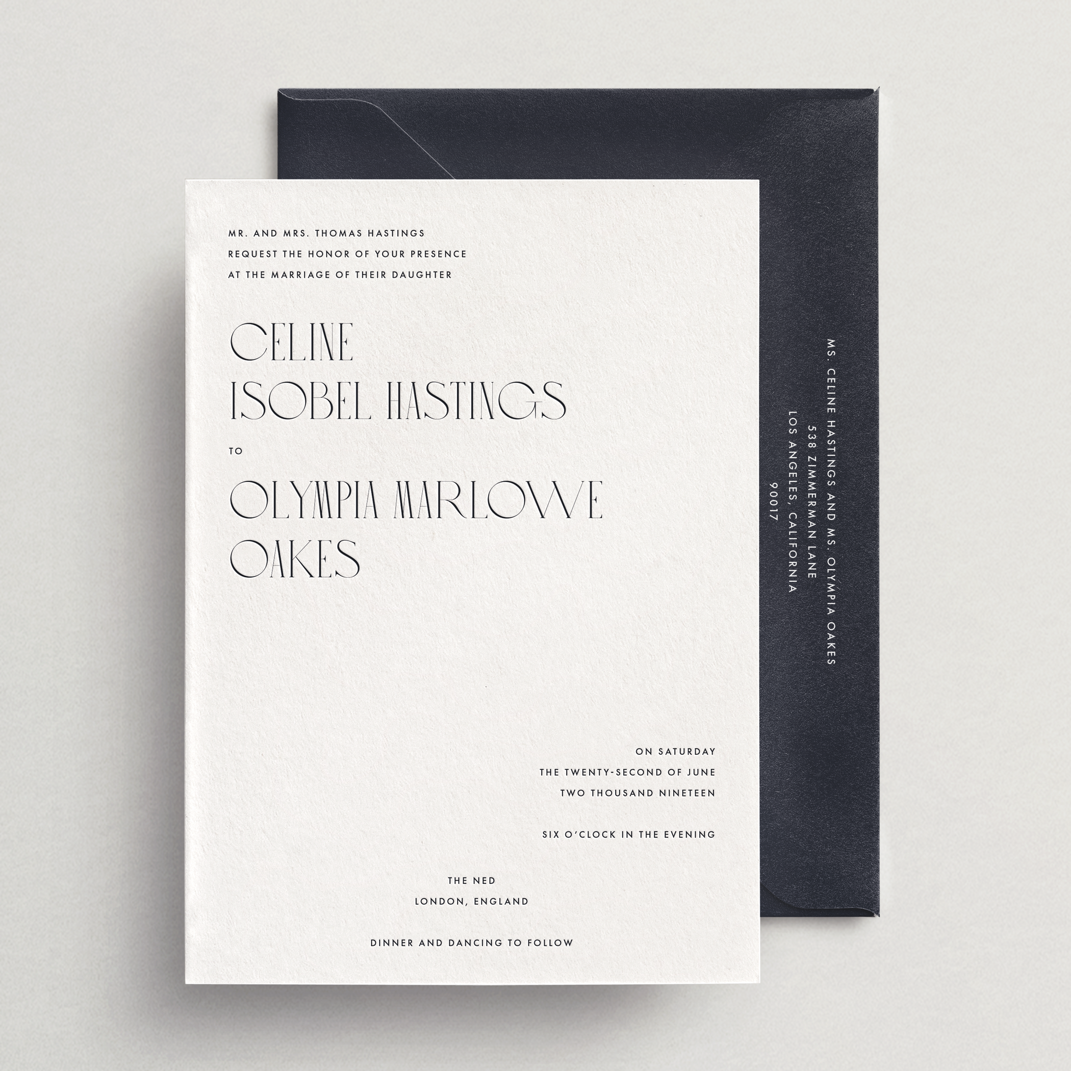 Invitation Suite (Mail-in Response) - Choose Your Colors – Isidore ...